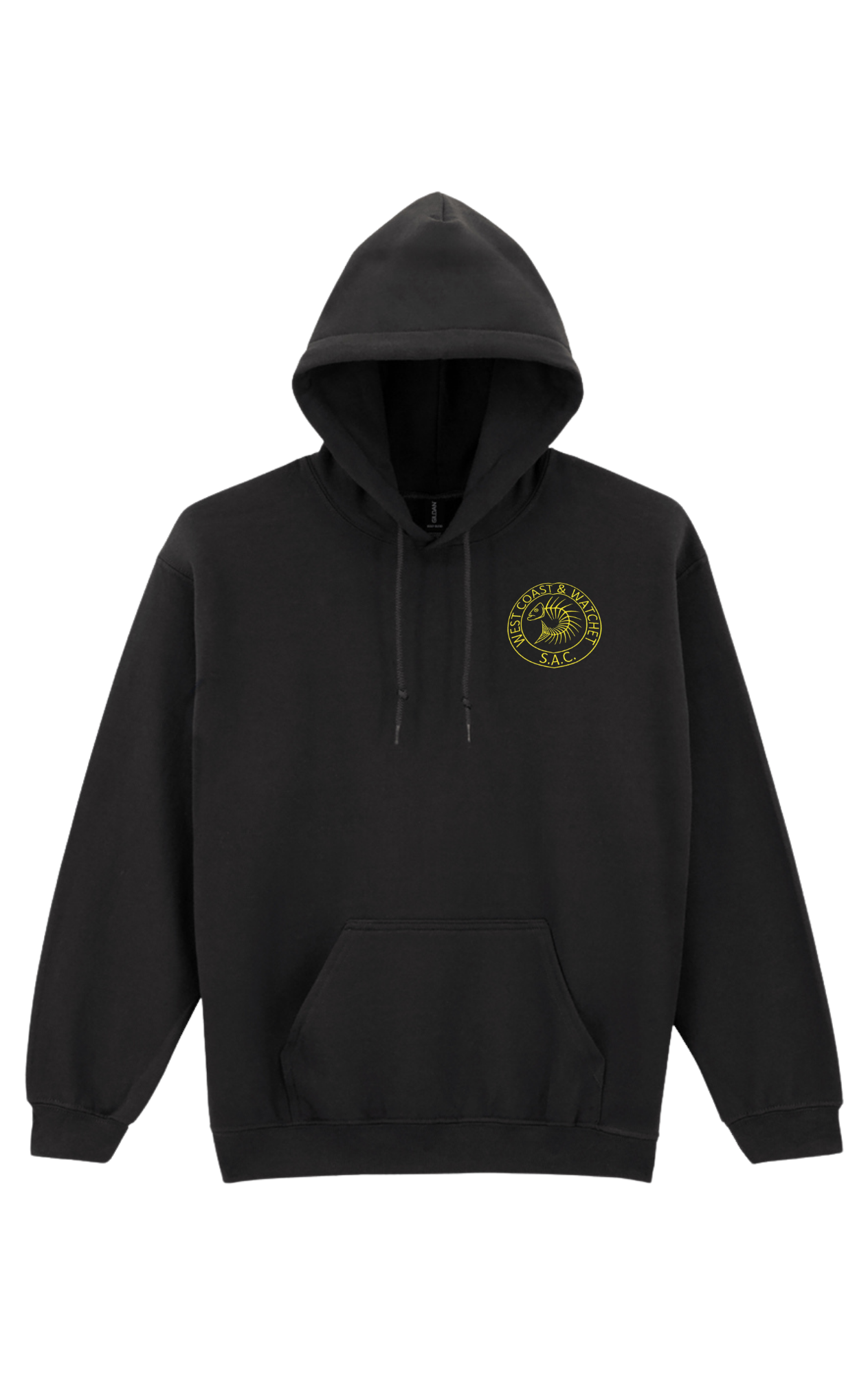 West Coast & Watchet Hoodie Front, back and sleeve – SWCC Club Store